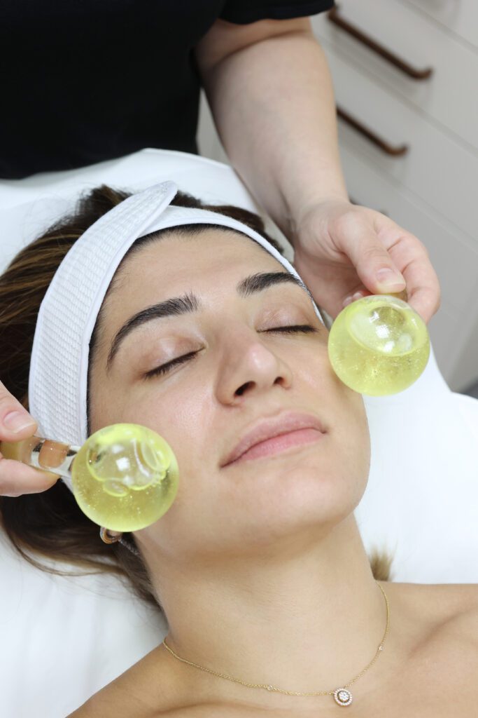 Champagne on Ice Facial London | Luxurious Glow at Omniya